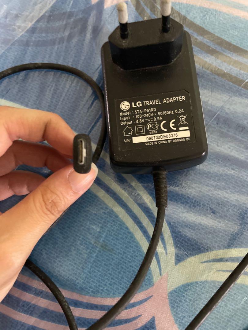 LG TRAVEL ADAPTER, Mobile Phones & Gadgets, Mobile & Gadget Accessories ...