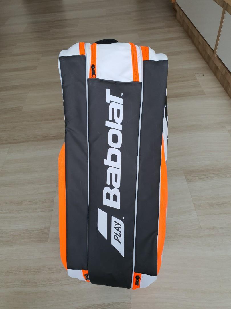 Like New Babolat Pure Strike 6 Pack Bag, Sports, Sports & Games ...