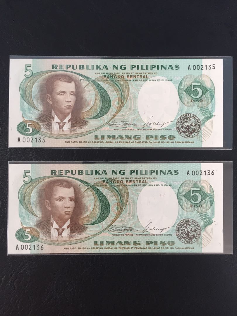Limang Piso - Pilipino Series, Hobbies & Toys, Memorabilia ...