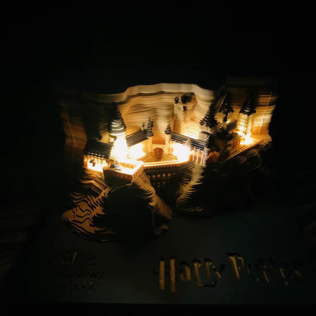 Luxury Notepad - Light up Wizarding World of Harry Potter, 3D ...