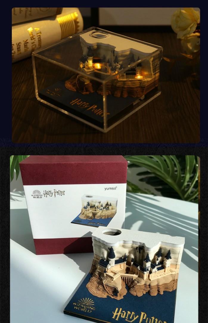 Luxury Notepad - Light up Wizarding World of Harry Potter, 3D ...