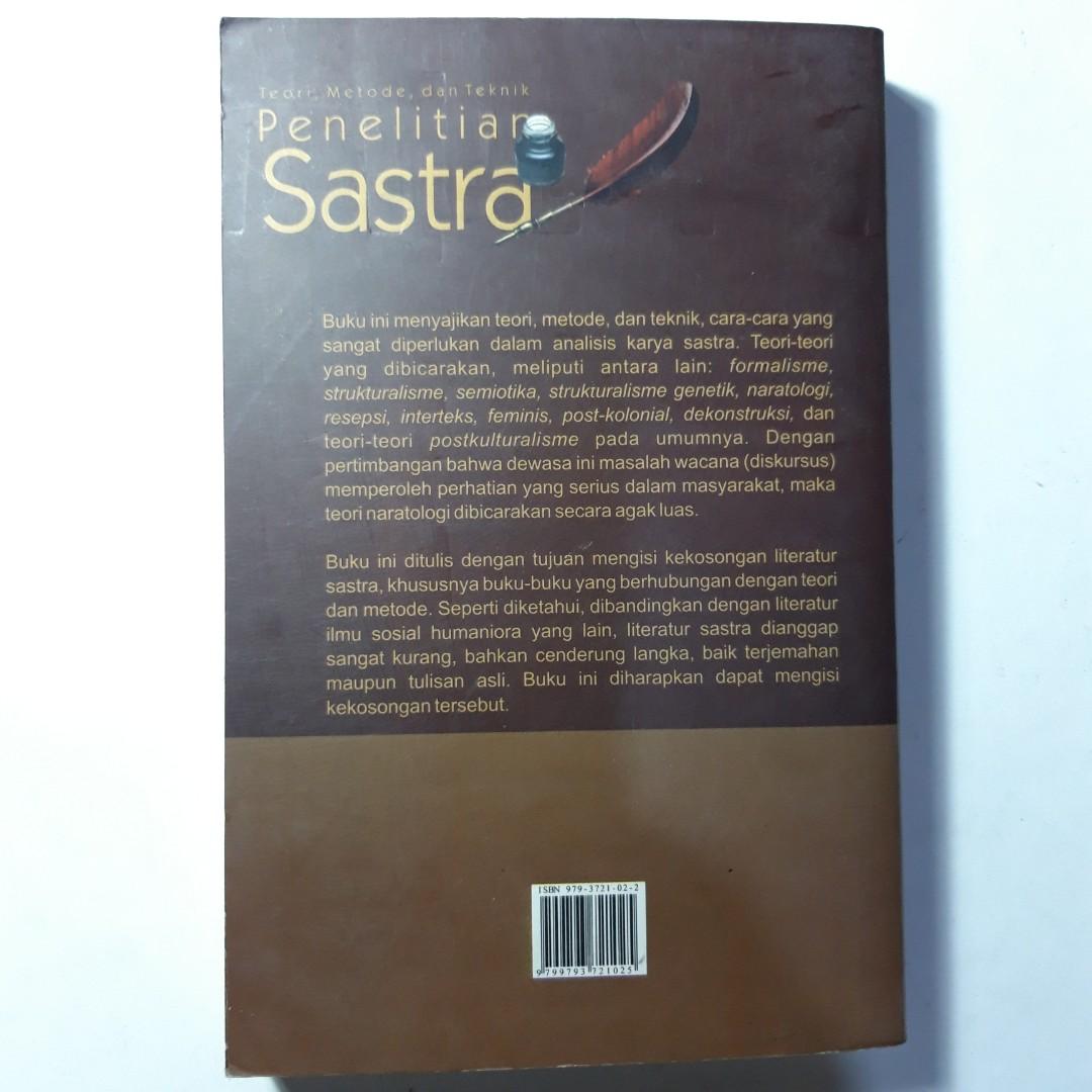 Metode san Teknik Penelitian Sastra - Prof.Dr.Nyoman Kutha Ratna, S.U, Buku & Alat Tulis, Buku ...