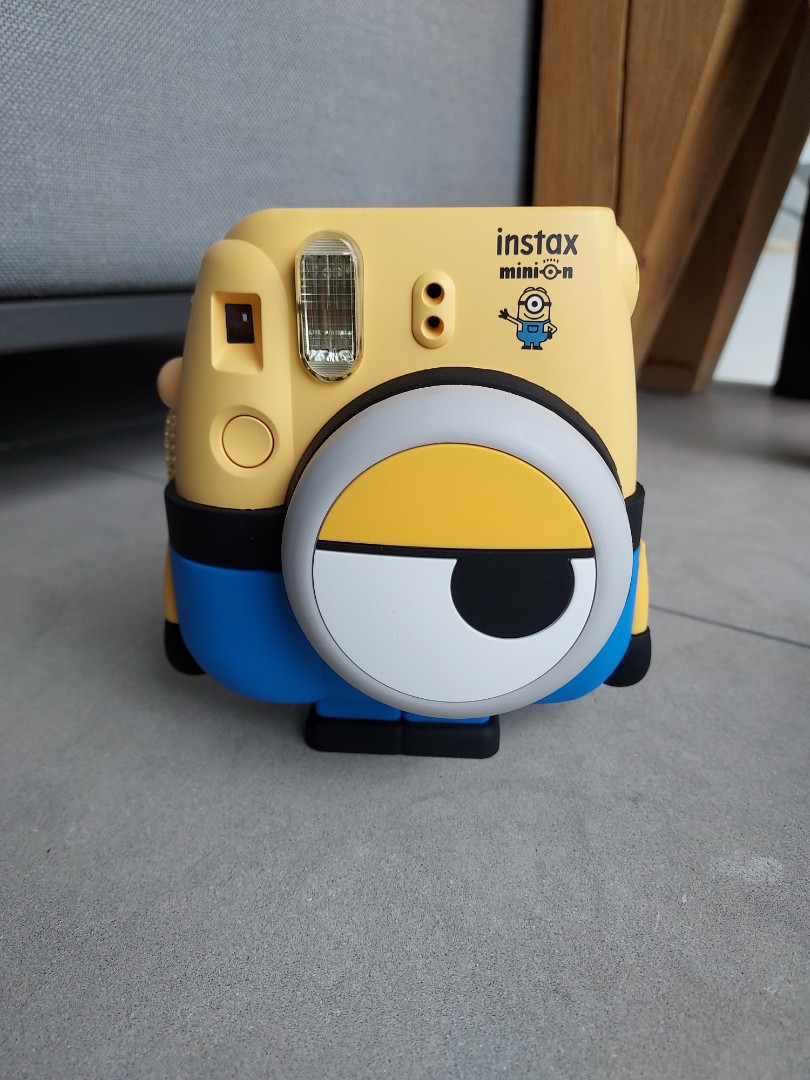 Minion Instagram Fuji Instant Camera, Photography, Cameras on Carousell