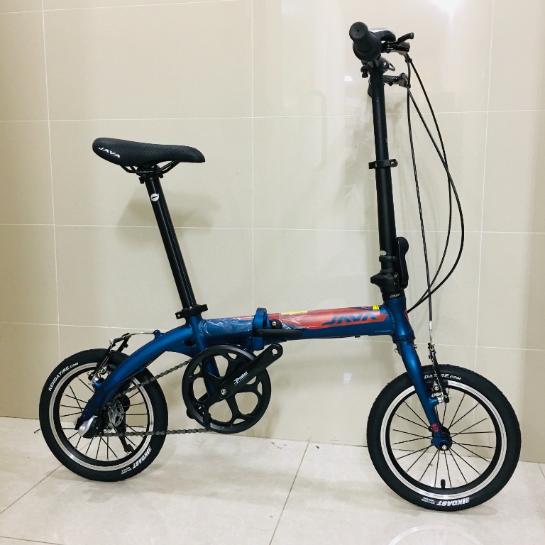 New Arrival JAVA X3 Matt Blue 14" wheels Folding bike, 運動產品, 單車及配件, 單車 - Carousell