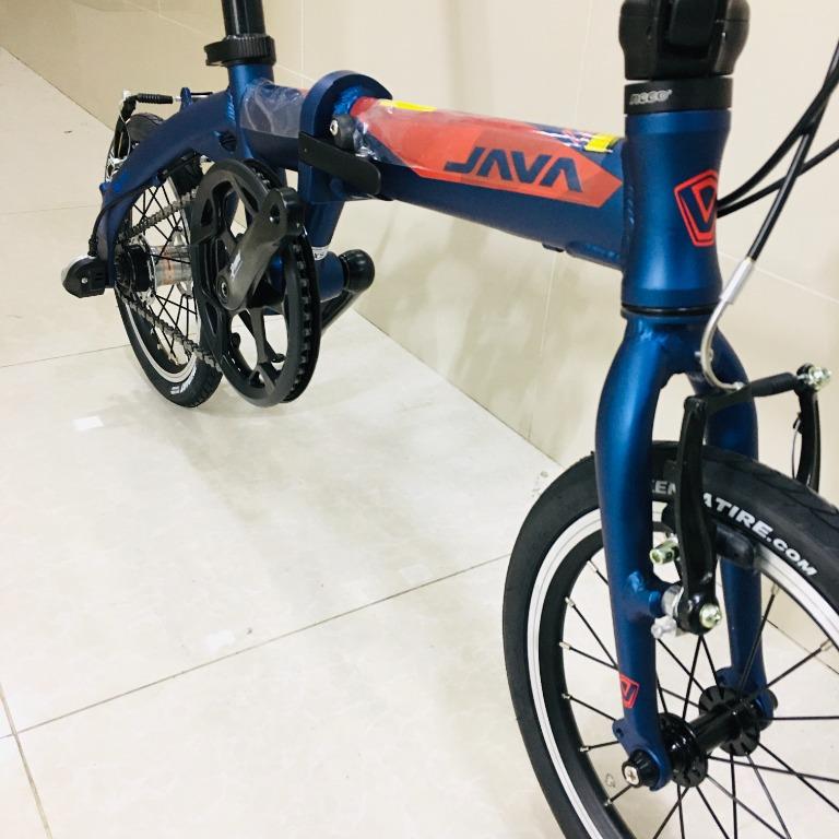 New Arrival JAVA X3 Matt Blue 14" wheels Folding bike, 運動產品, 單車及配件, 單車 - Carousell