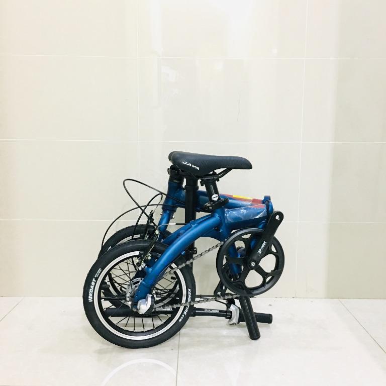 New Arrival JAVA X3 Matt Blue 14" wheels Folding bike, 運動產品, 單車及配件, 單車 - Carousell