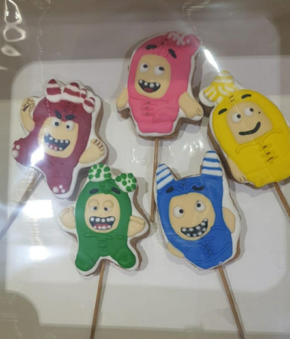 Oddbods Sugar Cookies Cake Topper, Food & Drinks, Homemade Bakes on ...