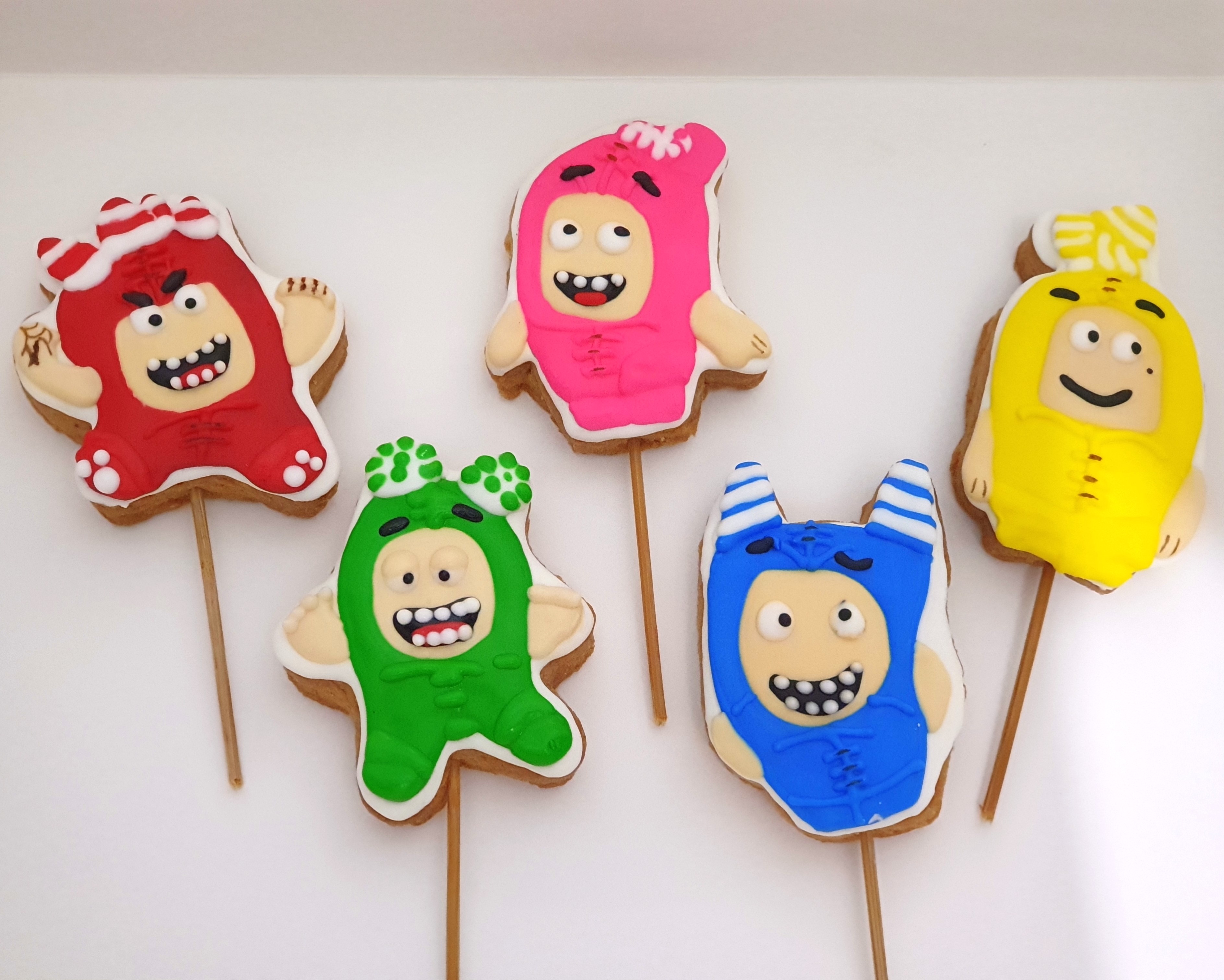 Oddbods Sugar Cookies Cake Topper, Food & Drinks, Homemade Bakes on ...