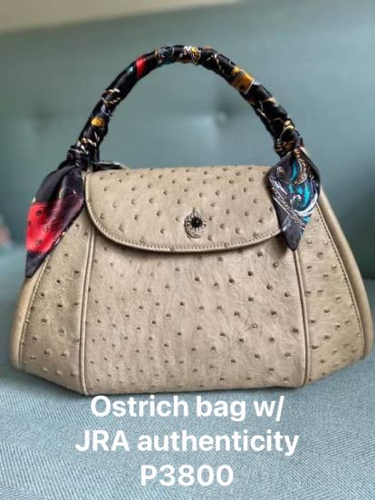 Ostrich bag with JRA authenticity, Luxury, Bags & Wallets on Carousell