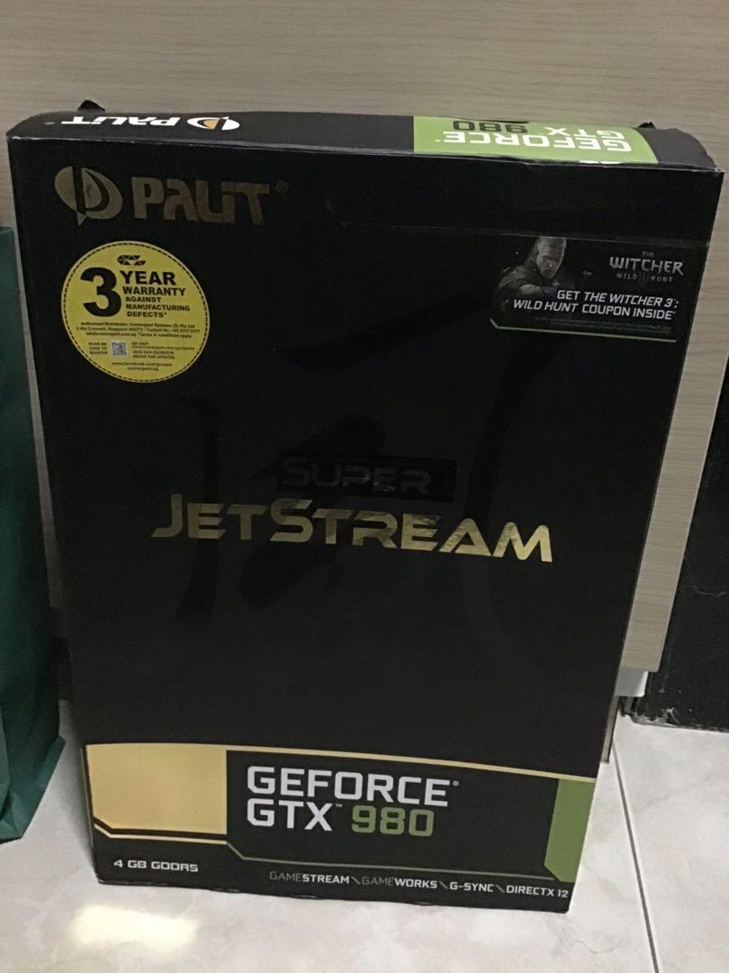 Palit Super Jetstream GTX 980, Computers & Tech, Parts & Accessories ...