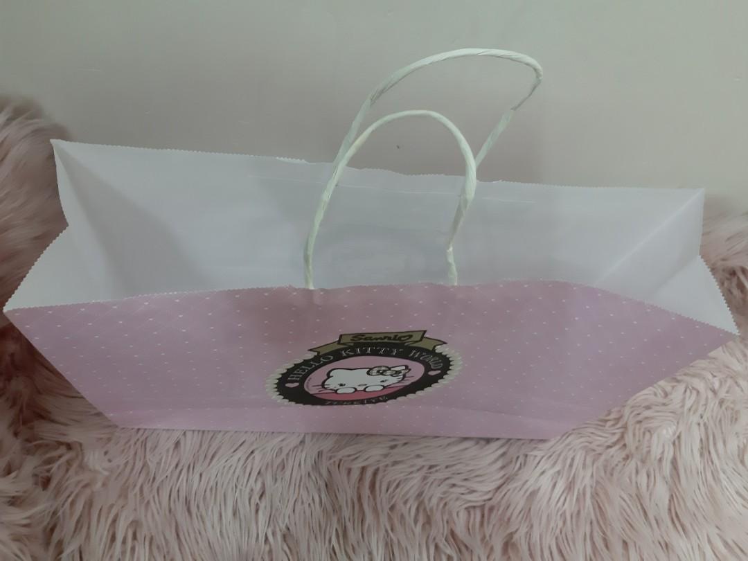Japan Original Hello Kitty Paper Bag, Hobbies & Toys, Stationery ...