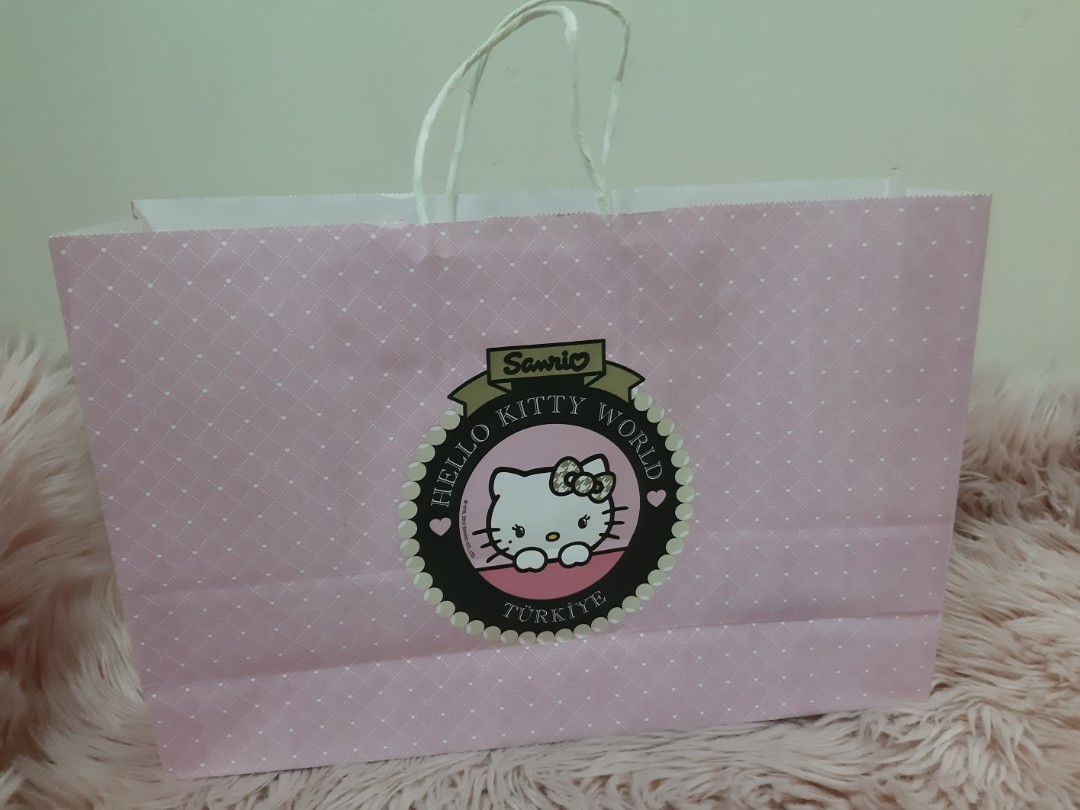 Japan Original Hello Kitty Paper Bag, Hobbies & Toys, Stationery ...