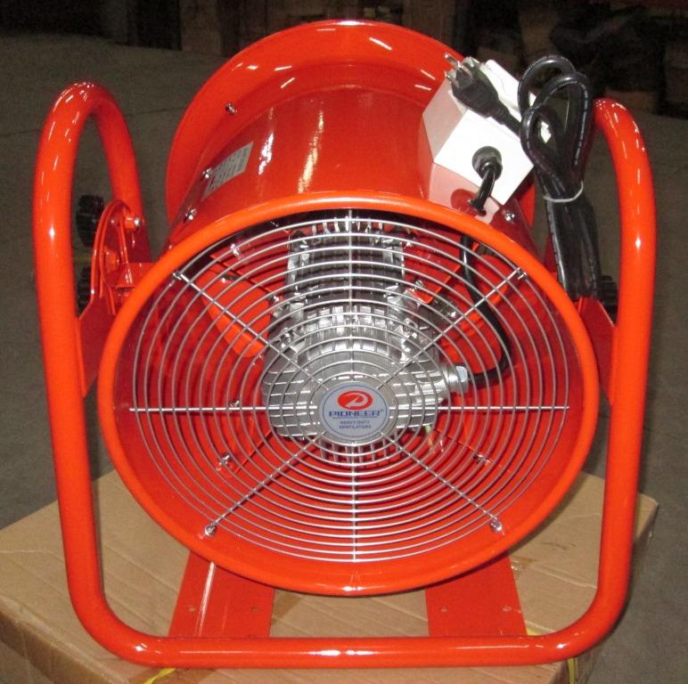 Pioneer Portable Ventilator 16" Red with Hose Set, Commercial ...