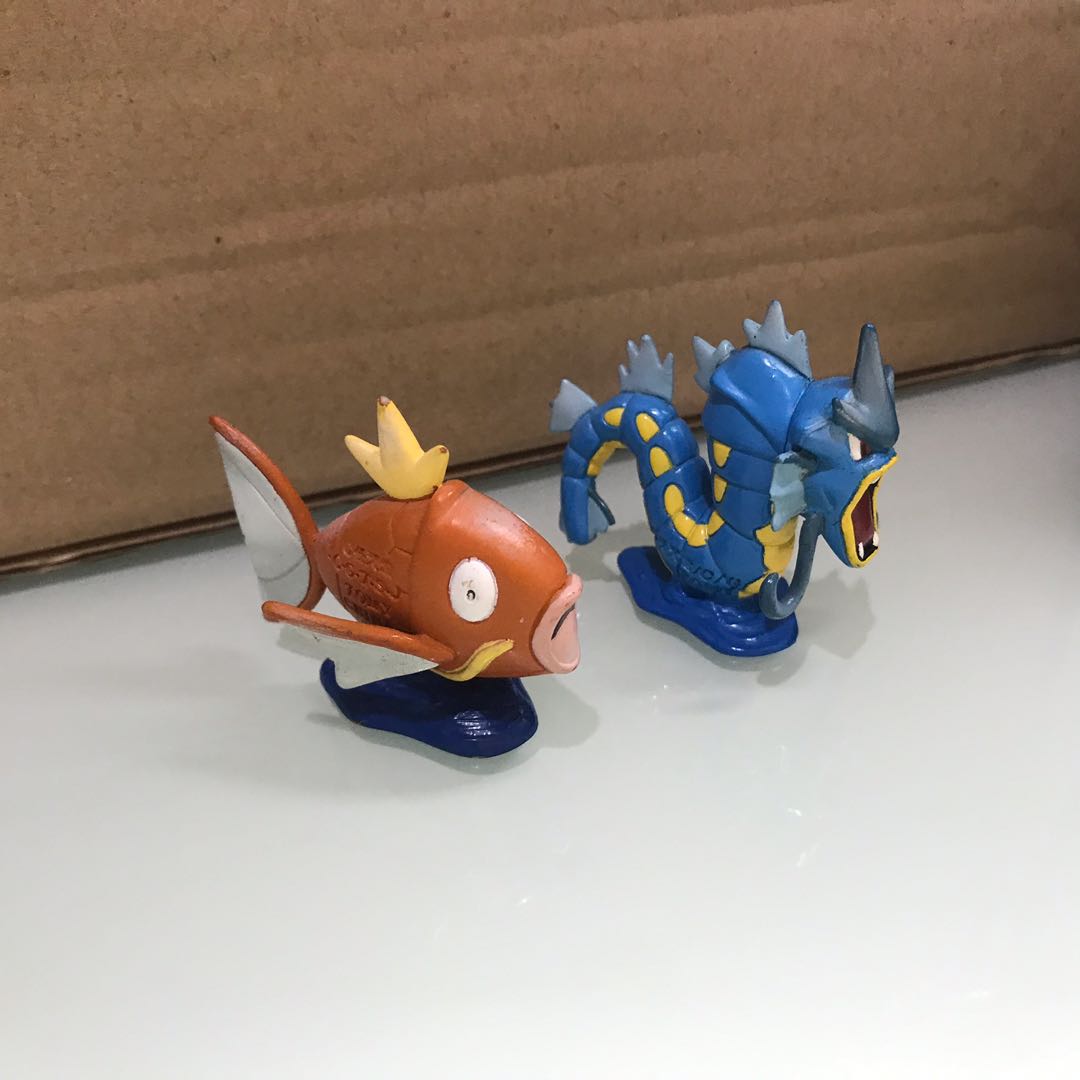Pokemon Figure Magikarp Gyarados Tomy SET, Hobbies & Toys, Toys & Games ...