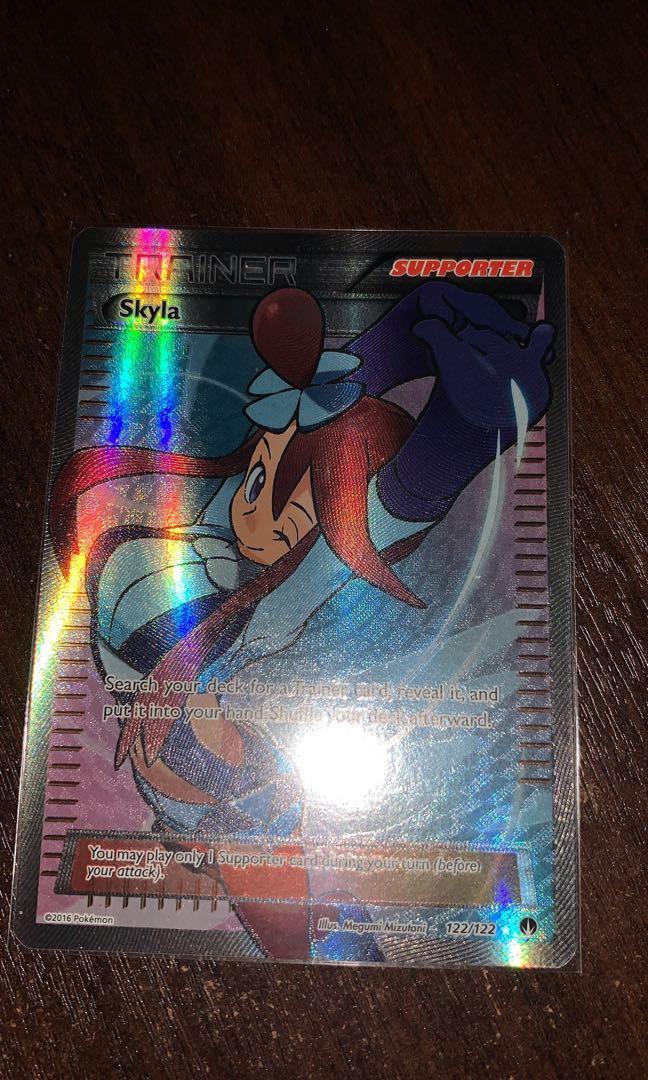Pokemon Skyla Full Art, Hobbies & Toys, Toys & Games on Carousell