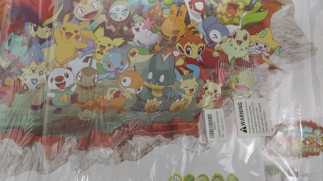 Pokémon Sticky 3D Wallpaper, Design & Craft, Art & Prints on Carousell