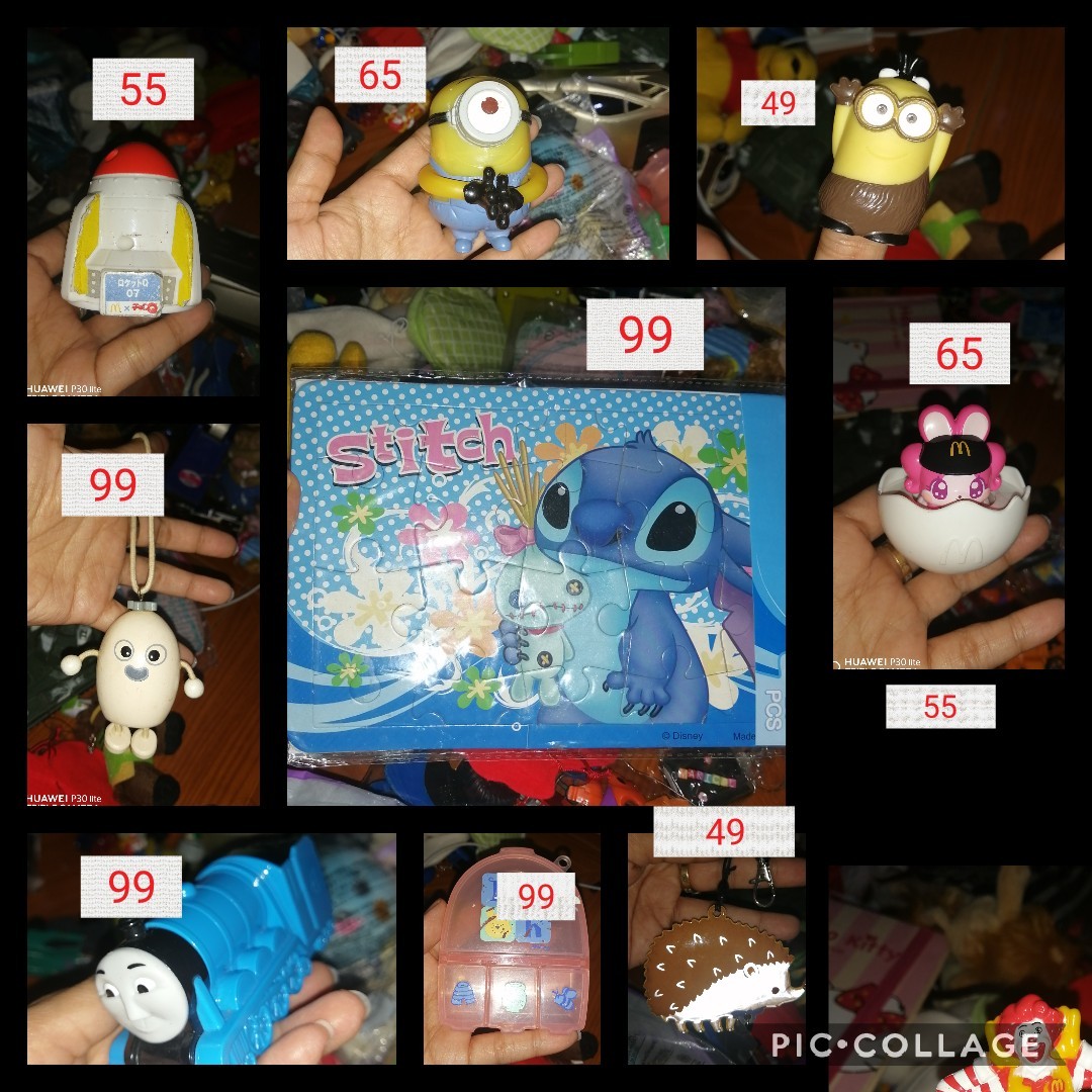 Pooh Thomas Stitch Mcdo Minions Wooden Egg, Hobbies & Toys, Toys ...