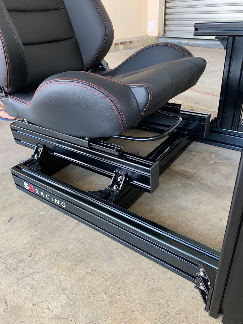 S5 Aluminium Sim Racing Cockpit / wheelstand / driving simulator rig ...