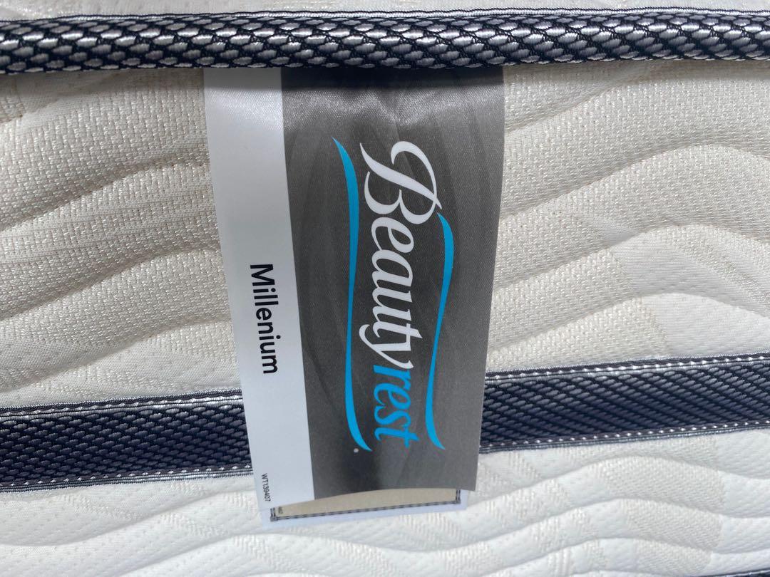 Simmons Beautyrest Queen - Millenium mattress and bed, Furniture & Home ...