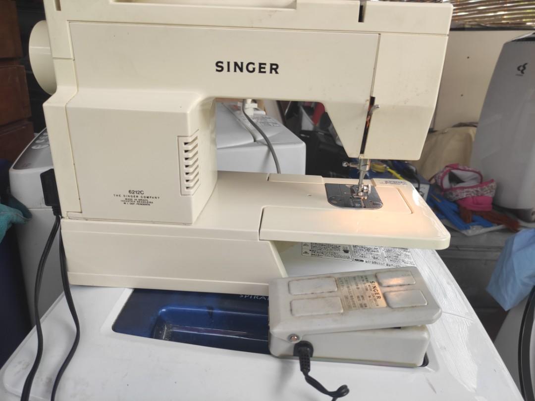 Singer 6212C Sewing Machine, Made in Brazil, TV & Home Appliances ...