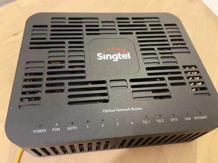 SingTel 1Gbps Fiber Broadband ownership transfer, Computers & Tech ...