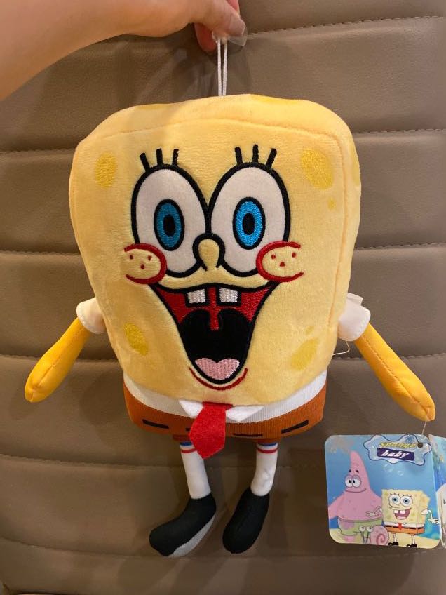 Spongebob stuffed toy, Hobbies & Toys, Toys & Games on Carousell
