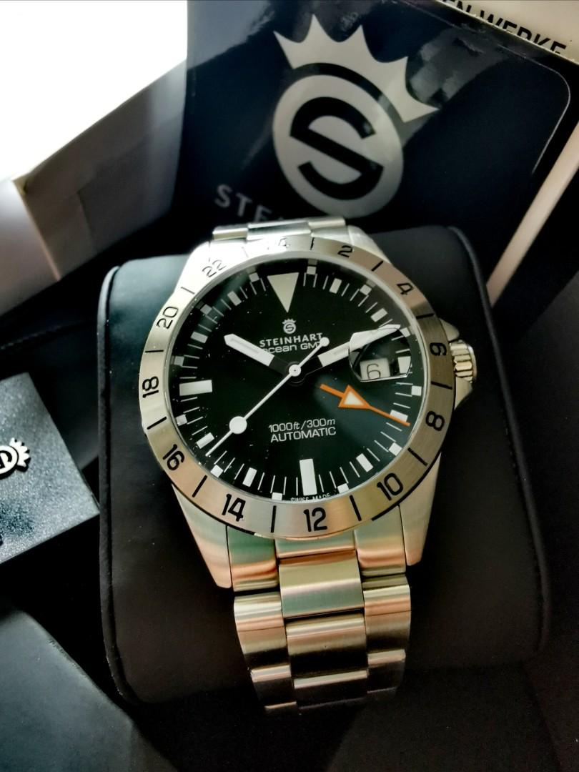 Steinhart Ocean 39 GMT Vintage (Rolex Explorer Ref 1655), Luxury ...