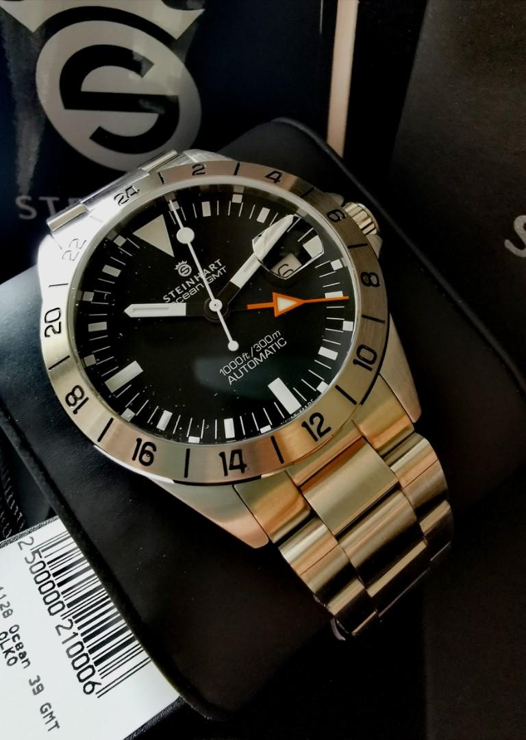 Steinhart Ocean 39 GMT Vintage (Rolex Explorer Ref 1655), Luxury ...