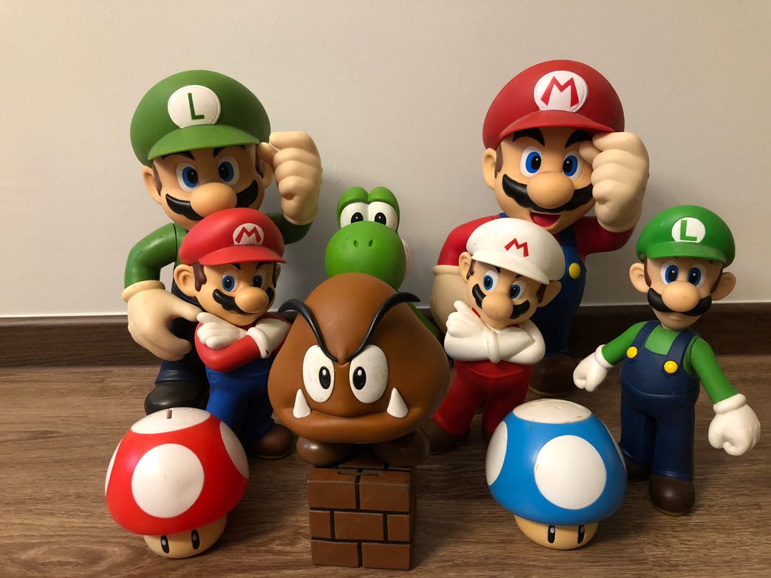 Super Mario Bros Figurine Collection, Toys & Games, Bricks & Figurines ...