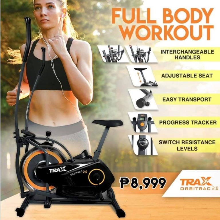 Trax Orbitrac 2.0 (Exercise Bike), Sports Equipment, Exercise & Fitness ...