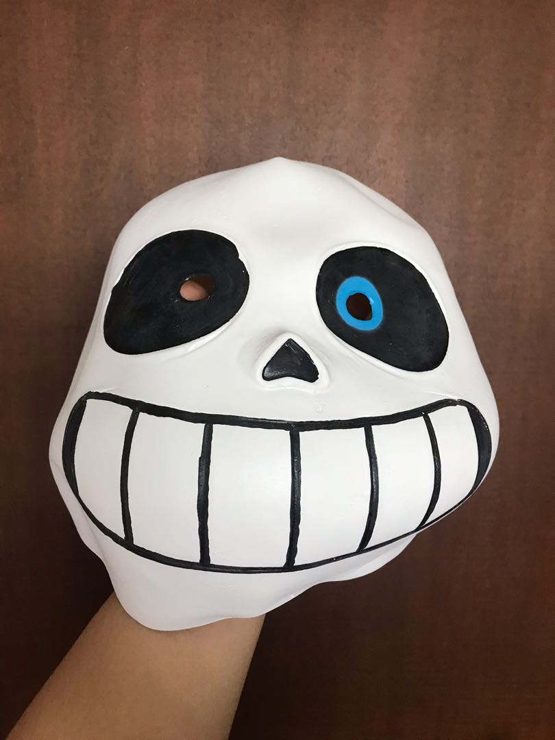 Undertale Sans Mask, Hobbies & Toys, Toys & Games on Carousell