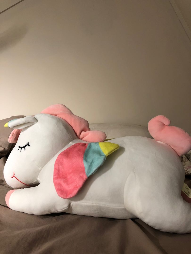Unicorn and Avocado Soft Toy, Hobbies & Toys, Toys & Games on Carousell