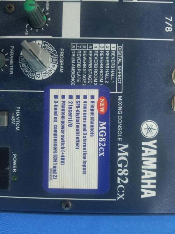 Yamaha MG8/2FX ( 8-Input Mixer ) WITH EFFECTS, 興趣及遊戲, 音樂、樂器 & 配件, 樂器配件 - Carousell