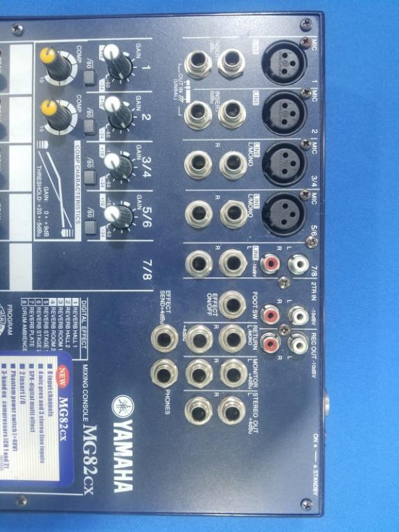 Yamaha MG8/2FX ( 8-Input Mixer ) WITH EFFECTS, 興趣及遊戲, 音樂、樂器 & 配件, 樂器配件 - Carousell