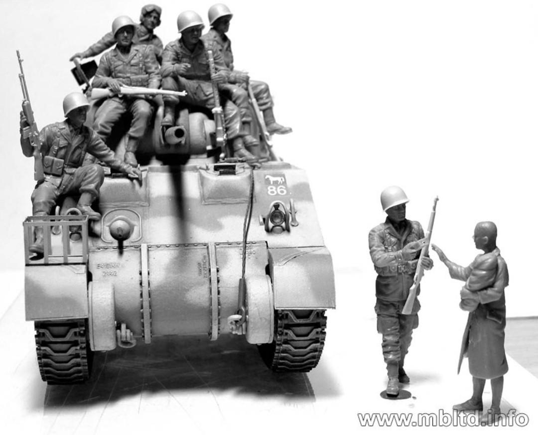 1/35 Master Box #35164 The 101st Light Company U.S. Paratroopers ...