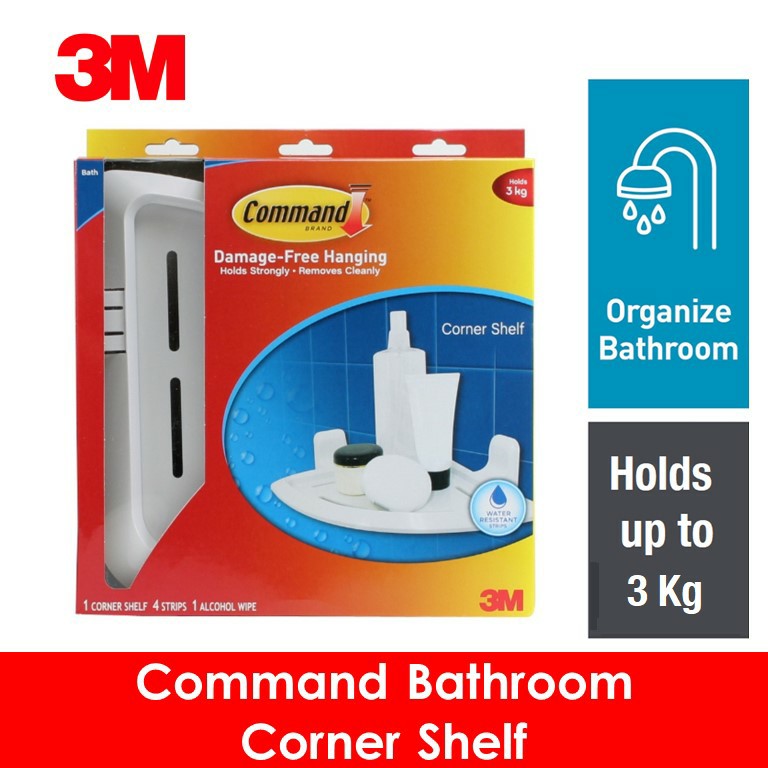3M Command Corner Shelf, Furniture & Home Living, Furniture, Shelves ...
