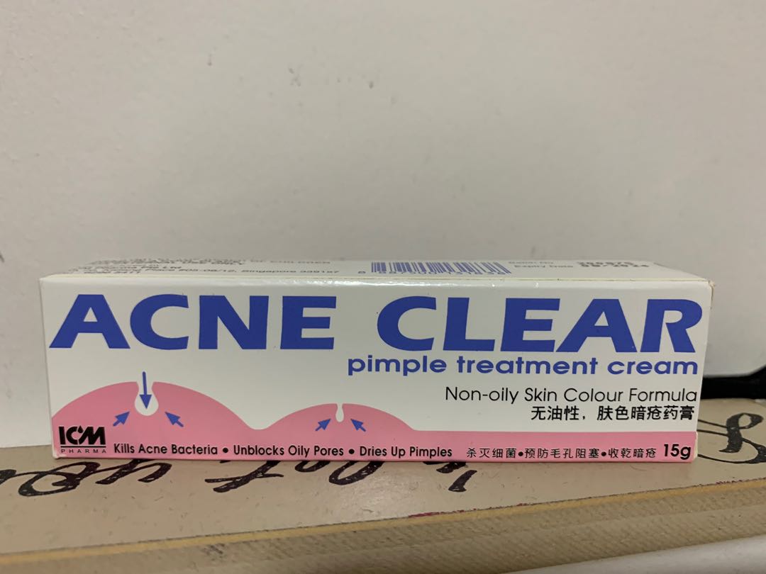 acne clear pimple treatment cream ICM, Beauty & Personal Care, Face ...
