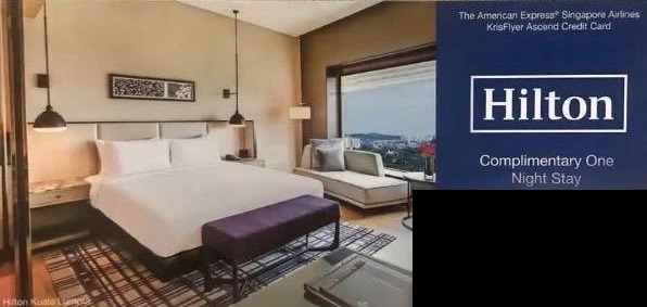 Conrad or Hilton 2D1N Stay Voucher (Amex Ascend), Tickets & Vouchers ...