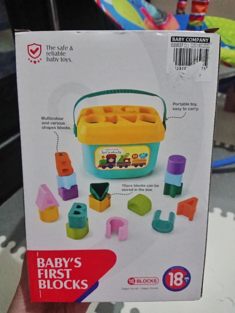 Baby's First Blocks / Shape Sorting, Babies & Kids, Infant Playtime on ...