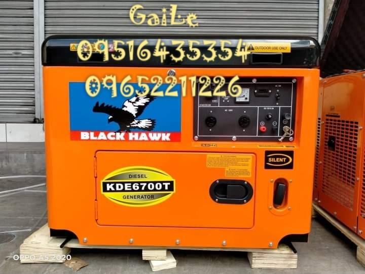 BLACK HAWK 5kva Air-cooled Diesel Generator, Commercial & Industrial ...