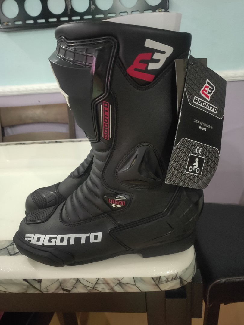 Bogotto Riding Boots, Motorcycles, Motorcycle Apparel on Carousell