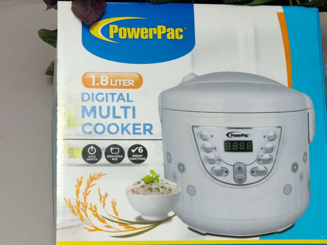 Brand New Rice Cooker (1.8L Digital Rice Cooker-Power PAC), TV & Home ...