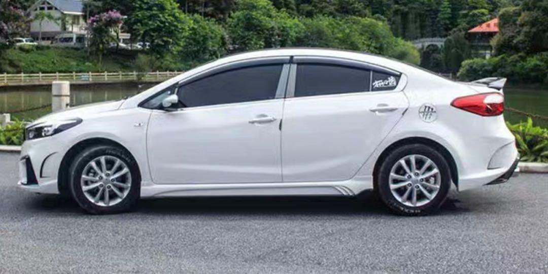 BUMPER KIA K3 16-17 FULL KIT BODYKIT FRONT BUMPER LIP REAR SIDE SKIRT ...