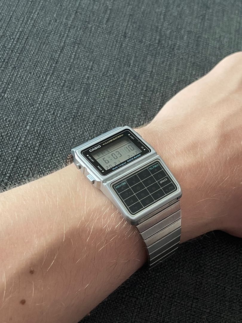 Casio Databank Watch Retro, Men's Fashion, Watches & Accessories ...