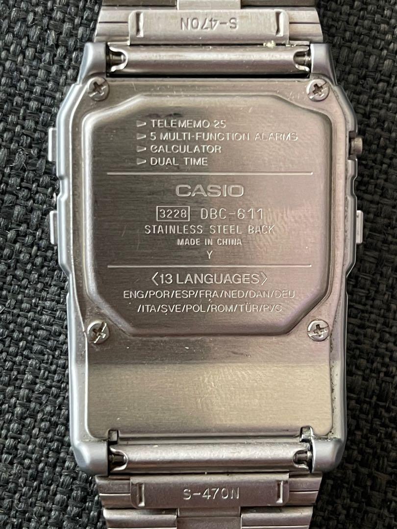 Casio Databank Watch Retro, Men's Fashion, Watches & Accessories ...