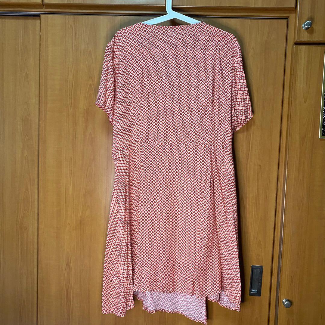 Dotti red wrap dress, Women's Fashion, Dresses & Sets, Dresses on Carousell
