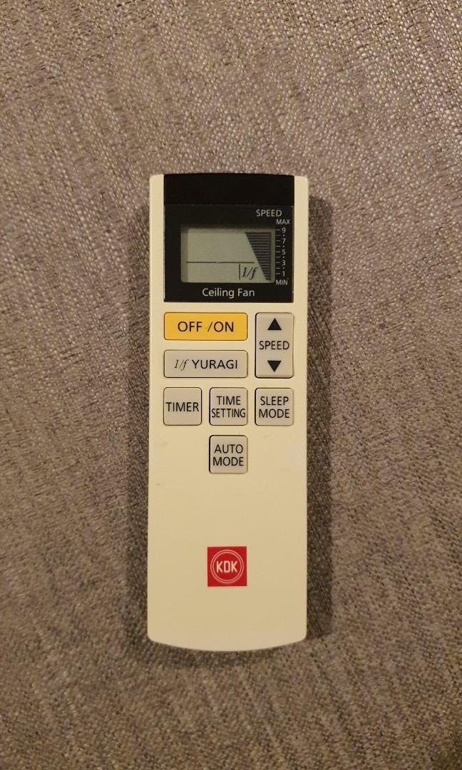 [FULLY FUNCTIONING; complete set] KDK K15Z5-QEY (T60AW equivalent) 60 ...