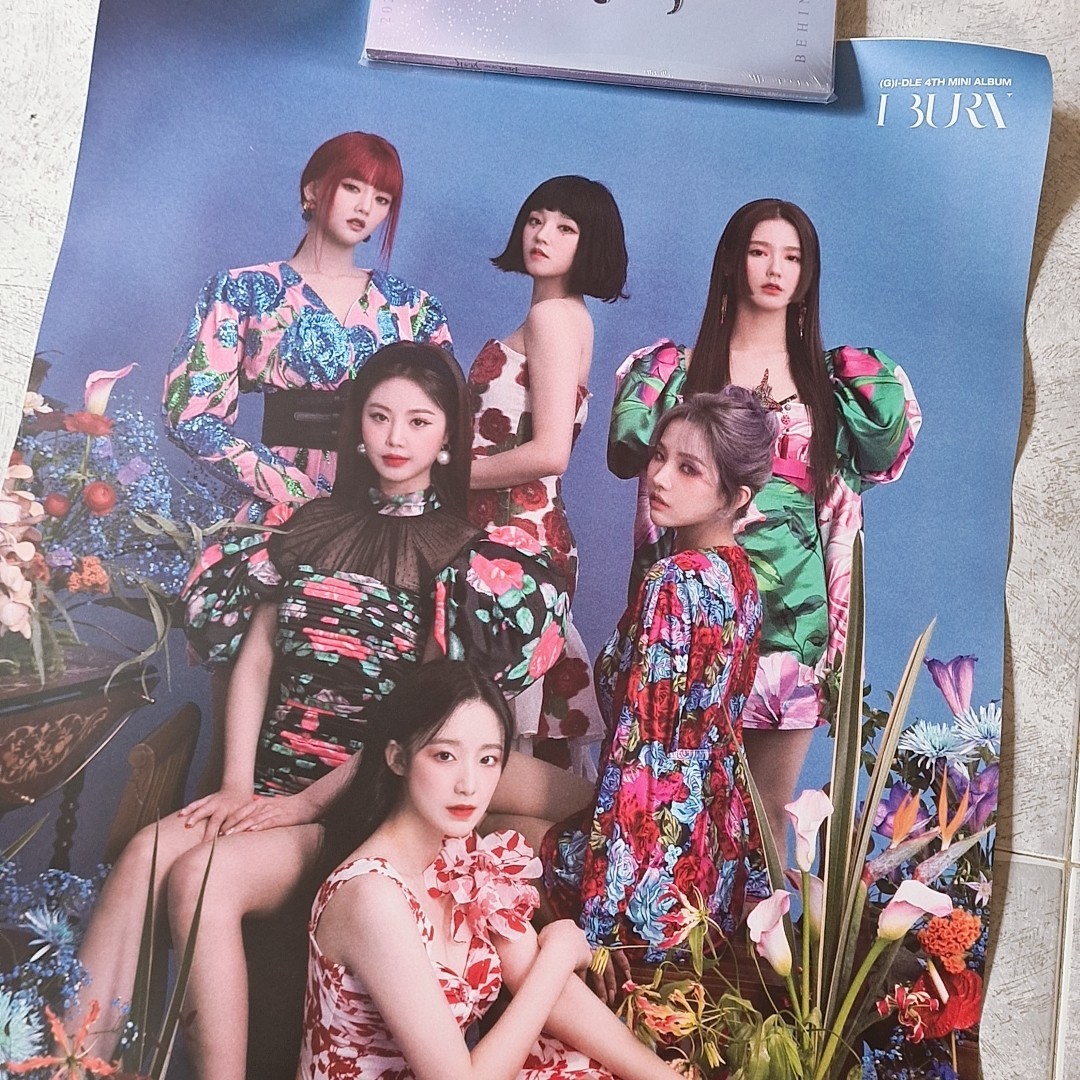 GIDLE - I Burn Official Posters (Miyeon / Yuqi / Minnie / Soojin ...