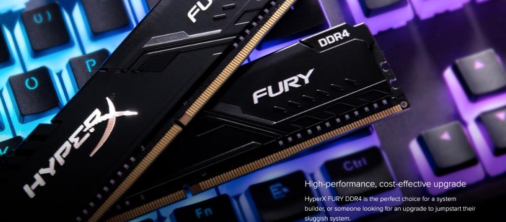 HyperX Fury DDR4 16gb 2666MHz Intel 8th Gen +, Computers & Tech, Parts ...