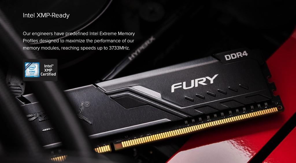 HyperX Fury DDR4 16gb 2666MHz Intel 8th Gen +, Computers & Tech, Parts ...